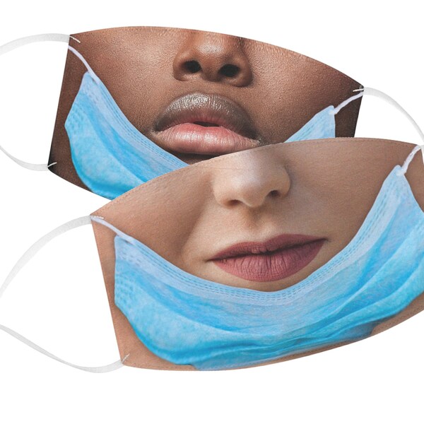 Half Face Mask - Etsy