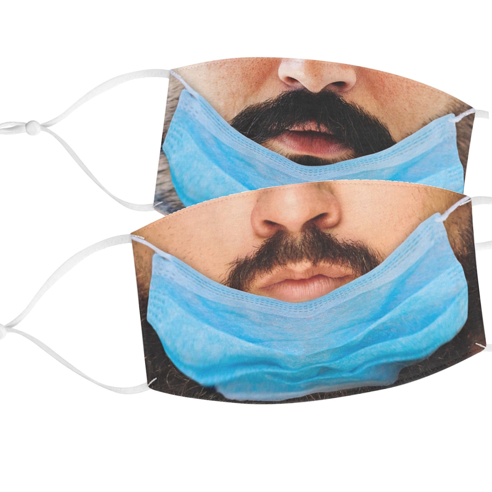 Pulled Down Face Mask Real Beard Face Mask Disposable Mask - Etsy Canada