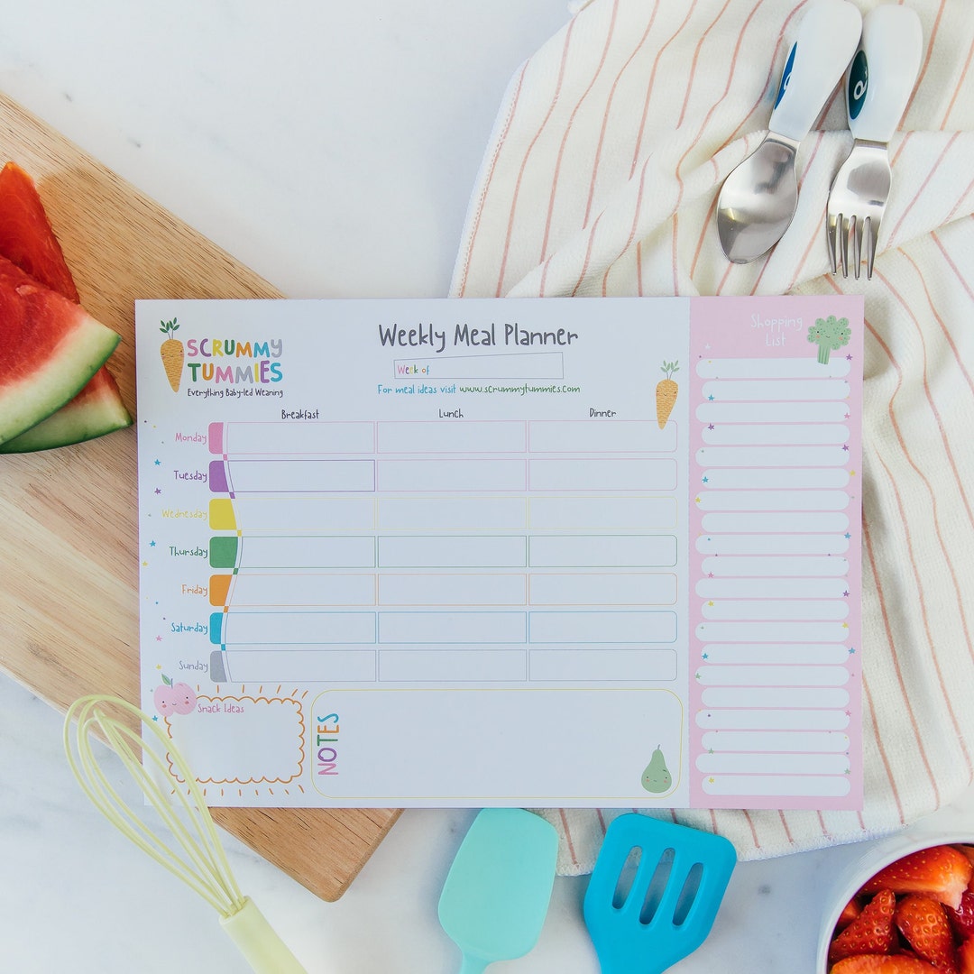 Weekly Meal Planner baby Meal Planner, Baby Wean, Weaning, Baby-led ...