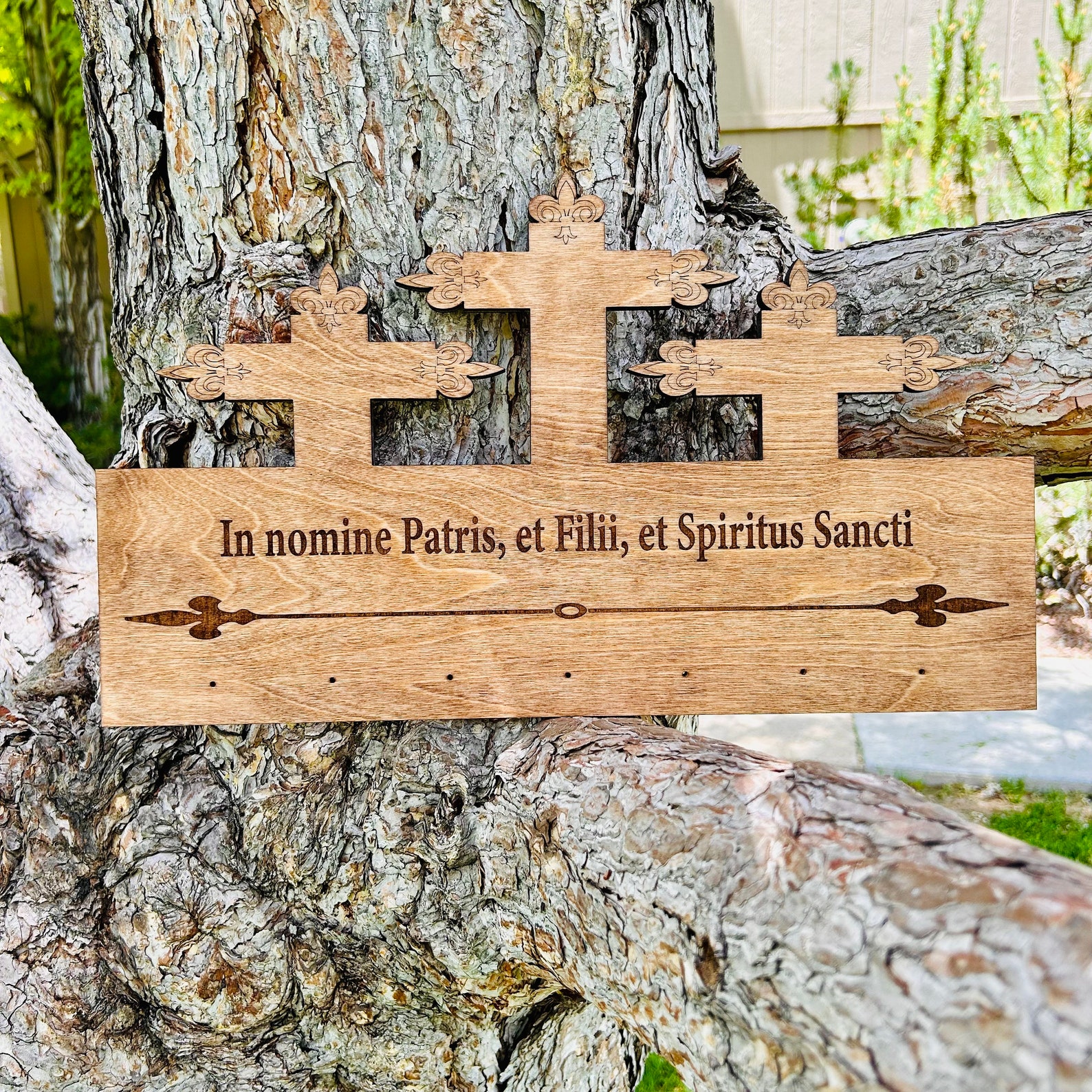 Rosary Hanger / Christian / Key Hanger / Keychain / Personalized Hanger ...