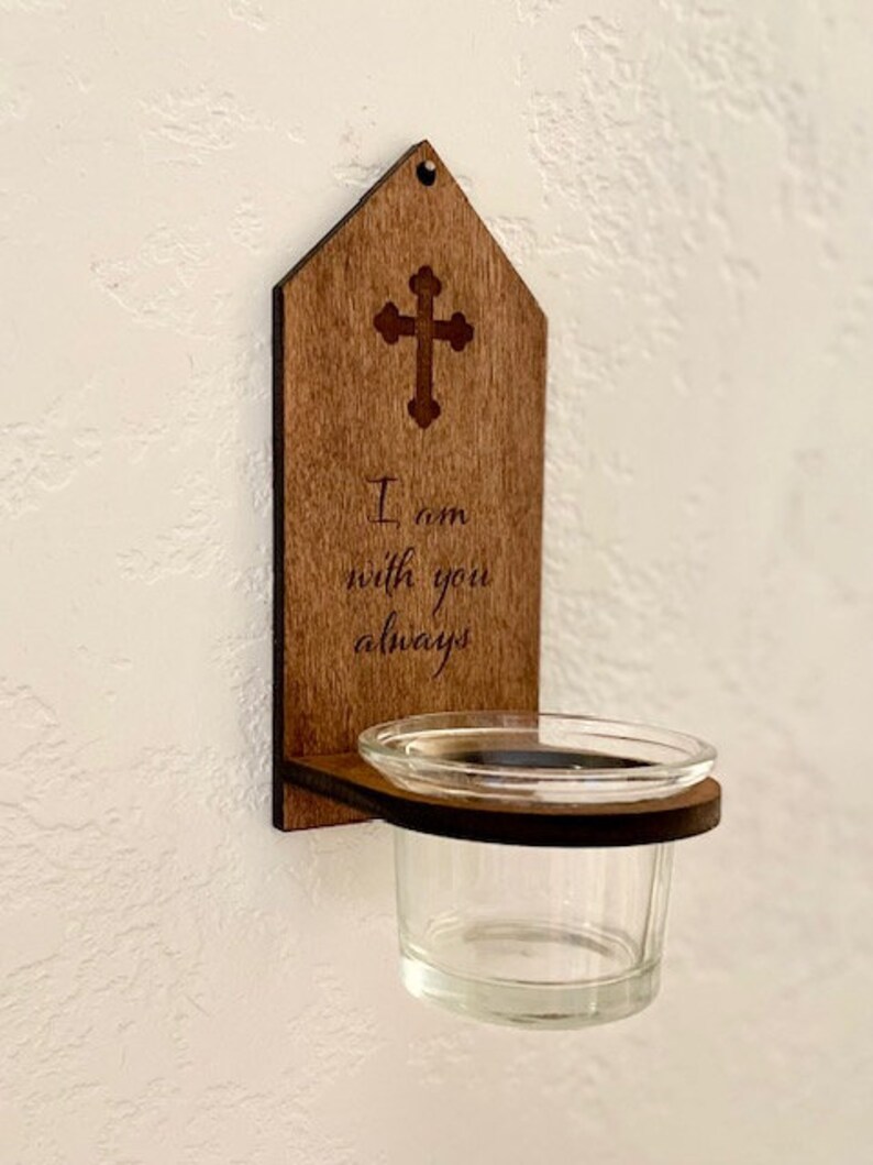 Holy Water Font / Catholic Water Font / Catholic Home Decor / - Etsy