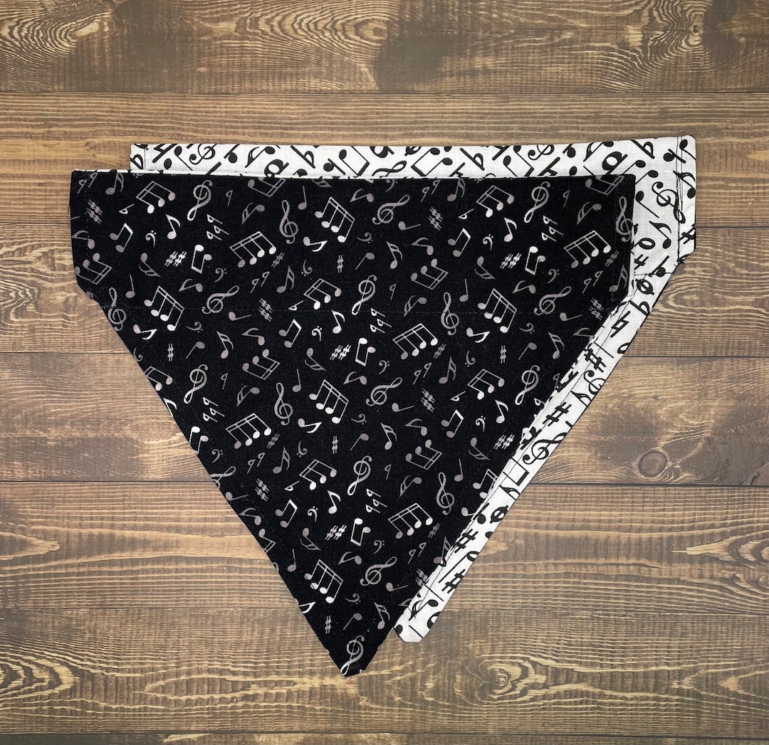 The musical Notes Bandana - Etsy