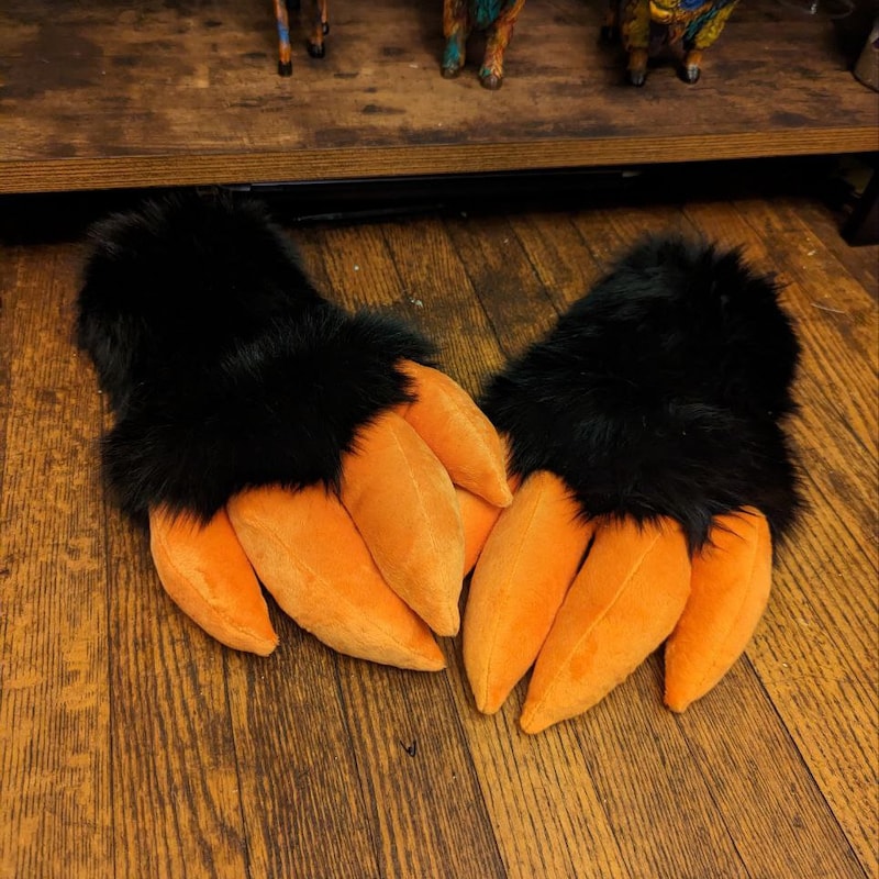 Furry Paw Hands - Etsy