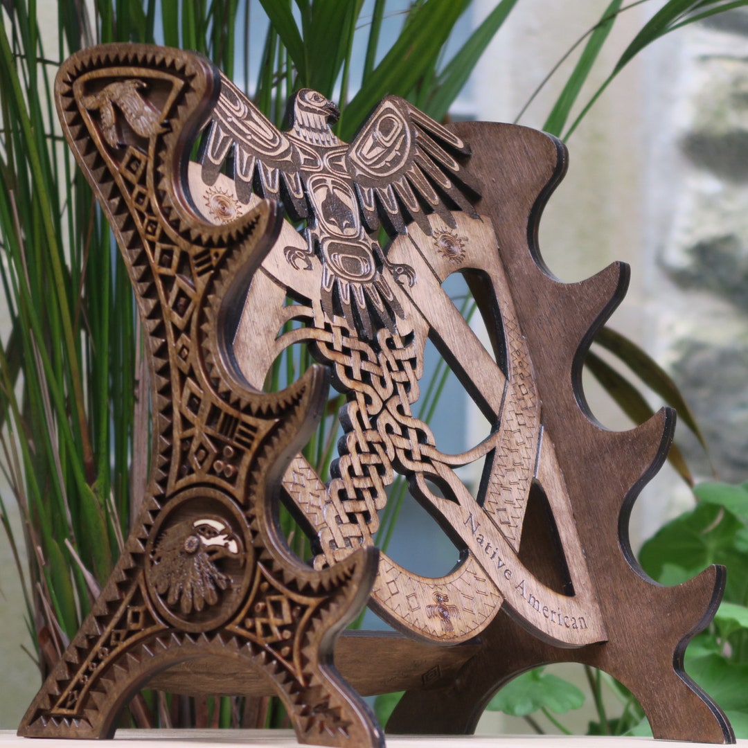 RUSTIC NATIVE AMERICAN Flute Stand - Etsy