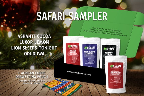 Set of 4 Safari Tea Sampler Healthy Herbal Tea Gift | Etsy