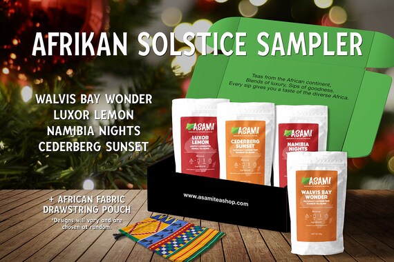 Set of 4 African Solstice Sampler Healthy Herbal Tea Gift | Etsy