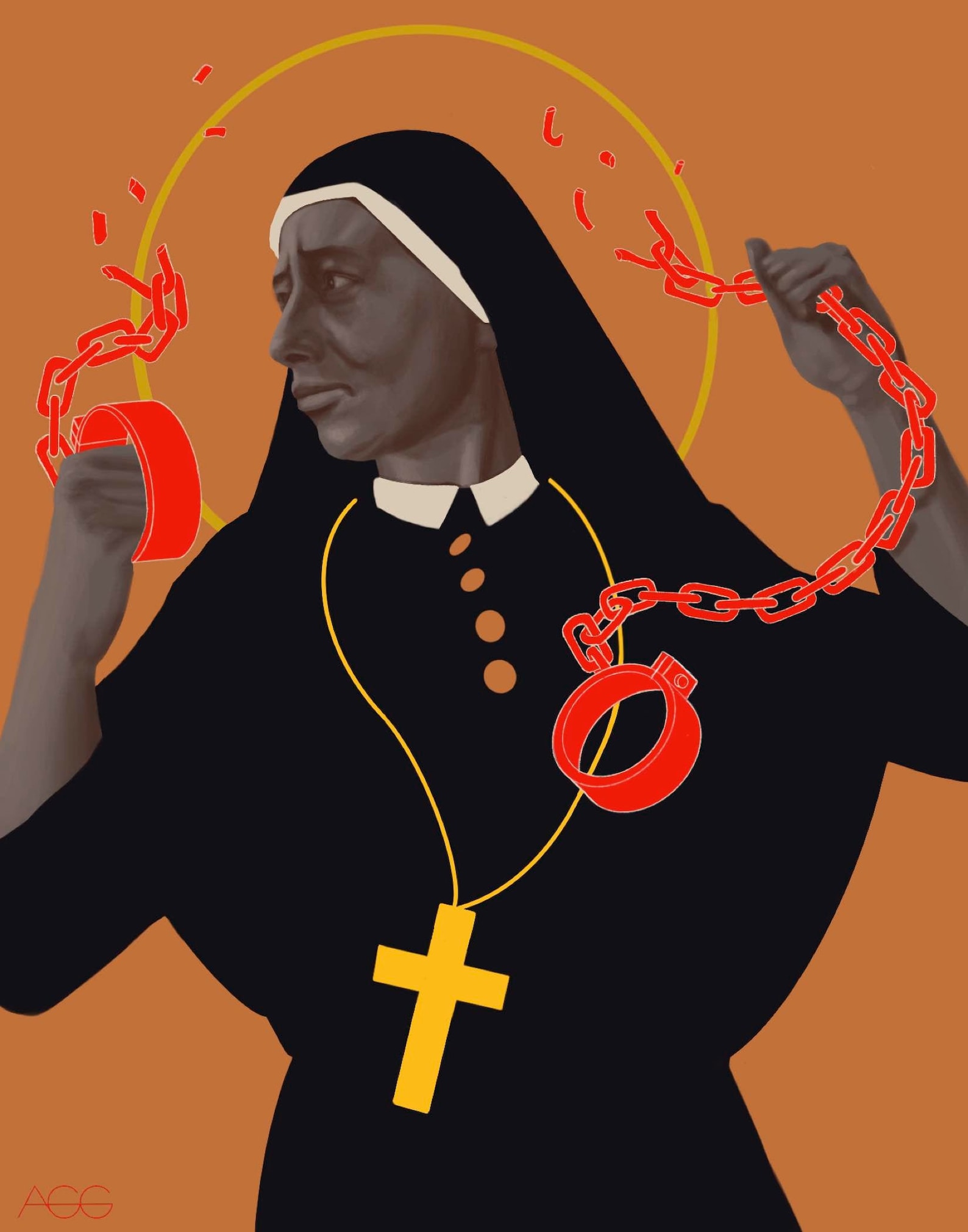 Saint Josephine Bakhita Art Print Catholic Art Digital | Etsy