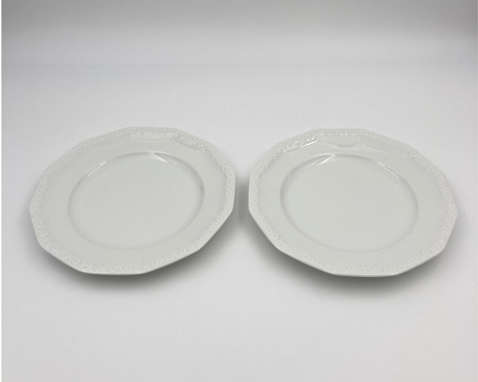 Vintage White Rosenthal Rose Collection “maria” Patterned Luncheon ...