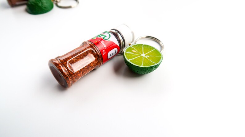 Refillable Tajin With Lime Keychain - Etsy