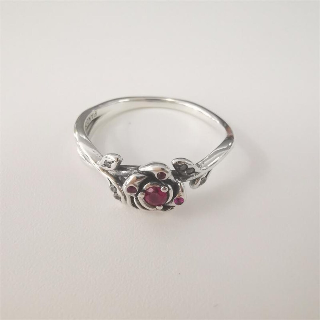 Pandora S925 Silver ALE Beauty and the Beast Rose Ring - Etsy