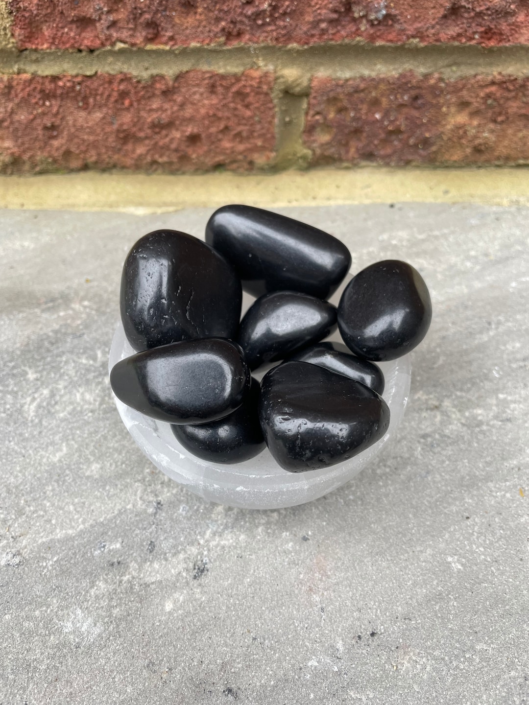 XL Approx 6 Shungite Polished Pebbles Tumble Stones Radiation EMF ...