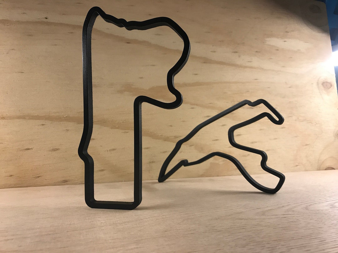 Race Circuit Timber Sculpture (any Circuit Custom Made) - Etsy