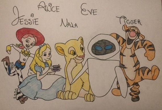 Personalised Disney Character Names | Etsy