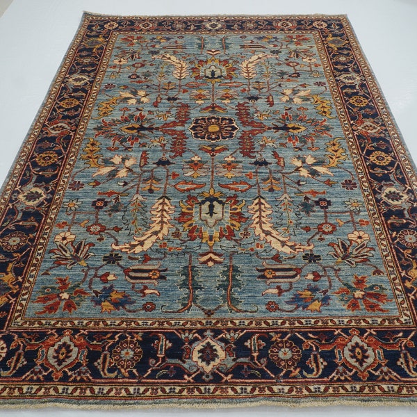 Blue Persian Rug - Etsy
