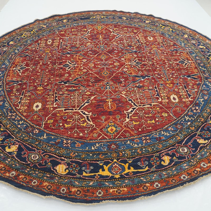 Large Round Rug - Etsy