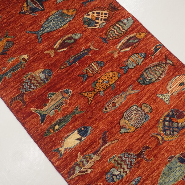 Red Rug Runner - Etsy