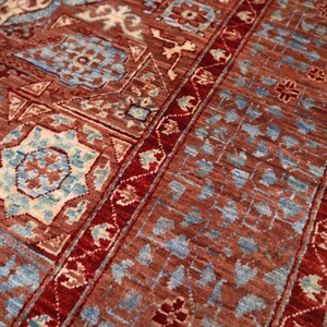 5x7 Brown Mamluk Area Rug - Super Fine Hand Knotted Veg Dye Wool ...