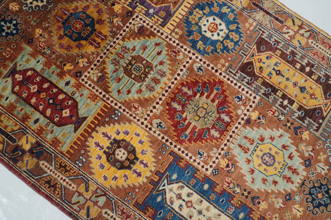 3x5 Brown Baluch Area Rug - Tribal Afghan Hand Knotted Veg Dyes Wool ...