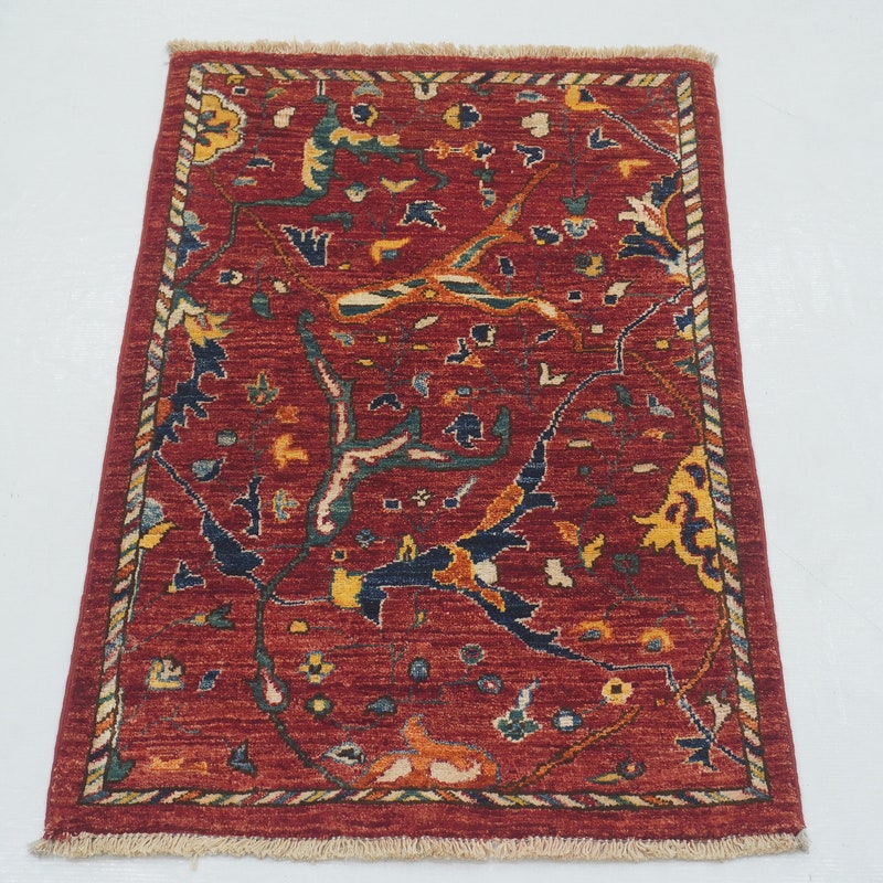 Red Persian Rug - Etsy