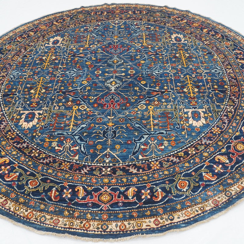 Large Round Rug - Etsy