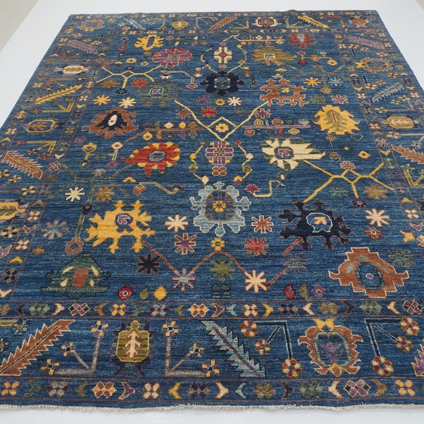 8x10 Navy Blue Rug - Etsy