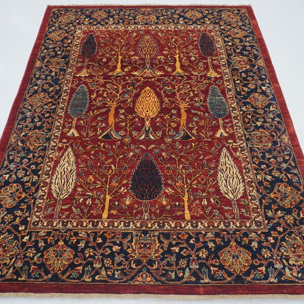 Red Persian Rug - Etsy