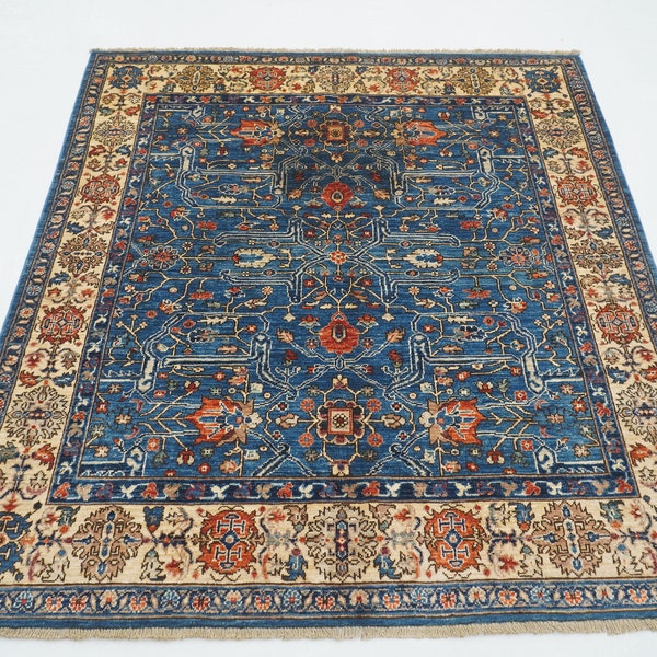 Blue Persian Rug - Etsy