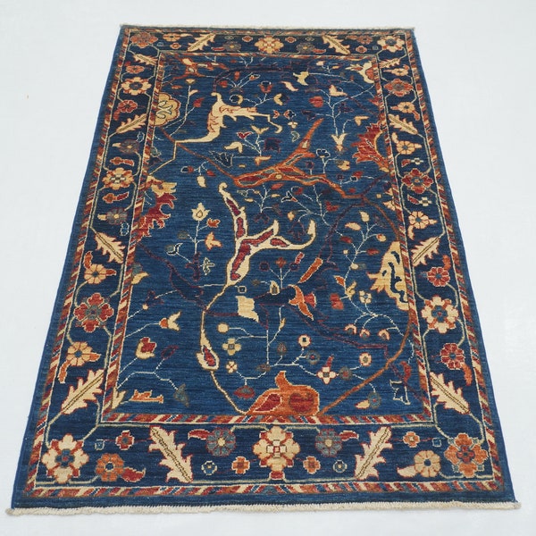 Blue Persian Rug - Etsy