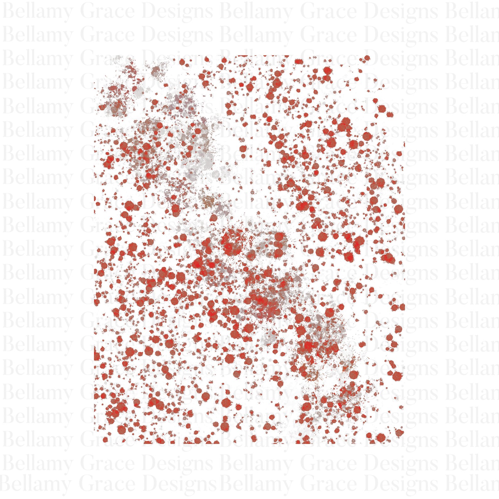 Red Transparent Paint Splatter Background Sublimation Design, Printable ...