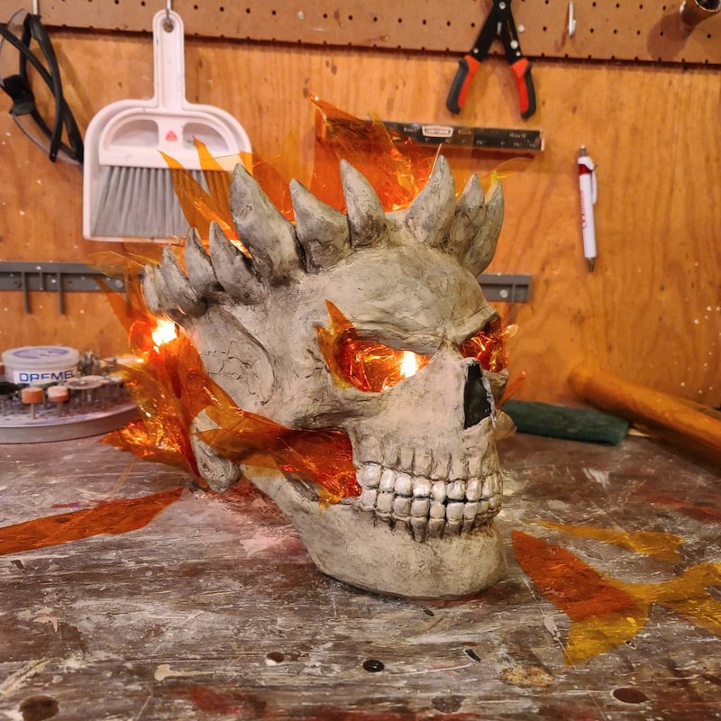 Ghost Rider Mask - Etsy
