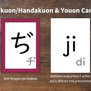 Hiragana Katakana Flashcard Bundle, Learning Japanese, Japanese ...