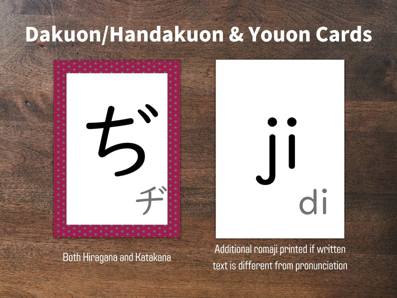 Hiragana Katakana Flashcard Bundle, Learning Japanese, Japanese ...