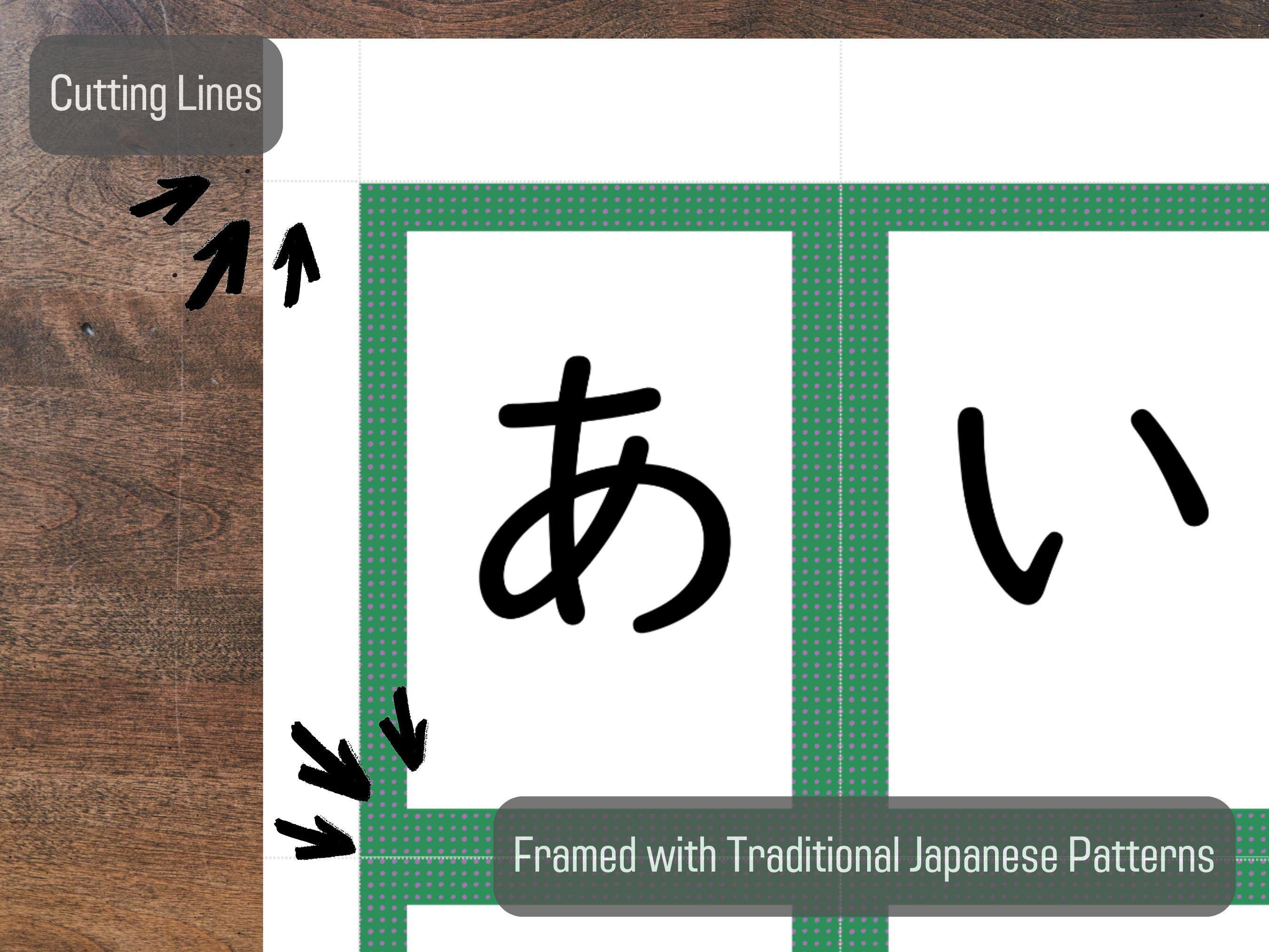 Hiragana Katakana Flashcard Bundle: Japanese Learning (printable PDF ...