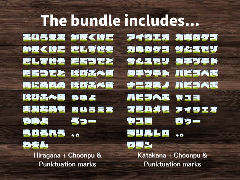 Hiragana and Katakana Canva Frame Template, Japanese Character Canva ...