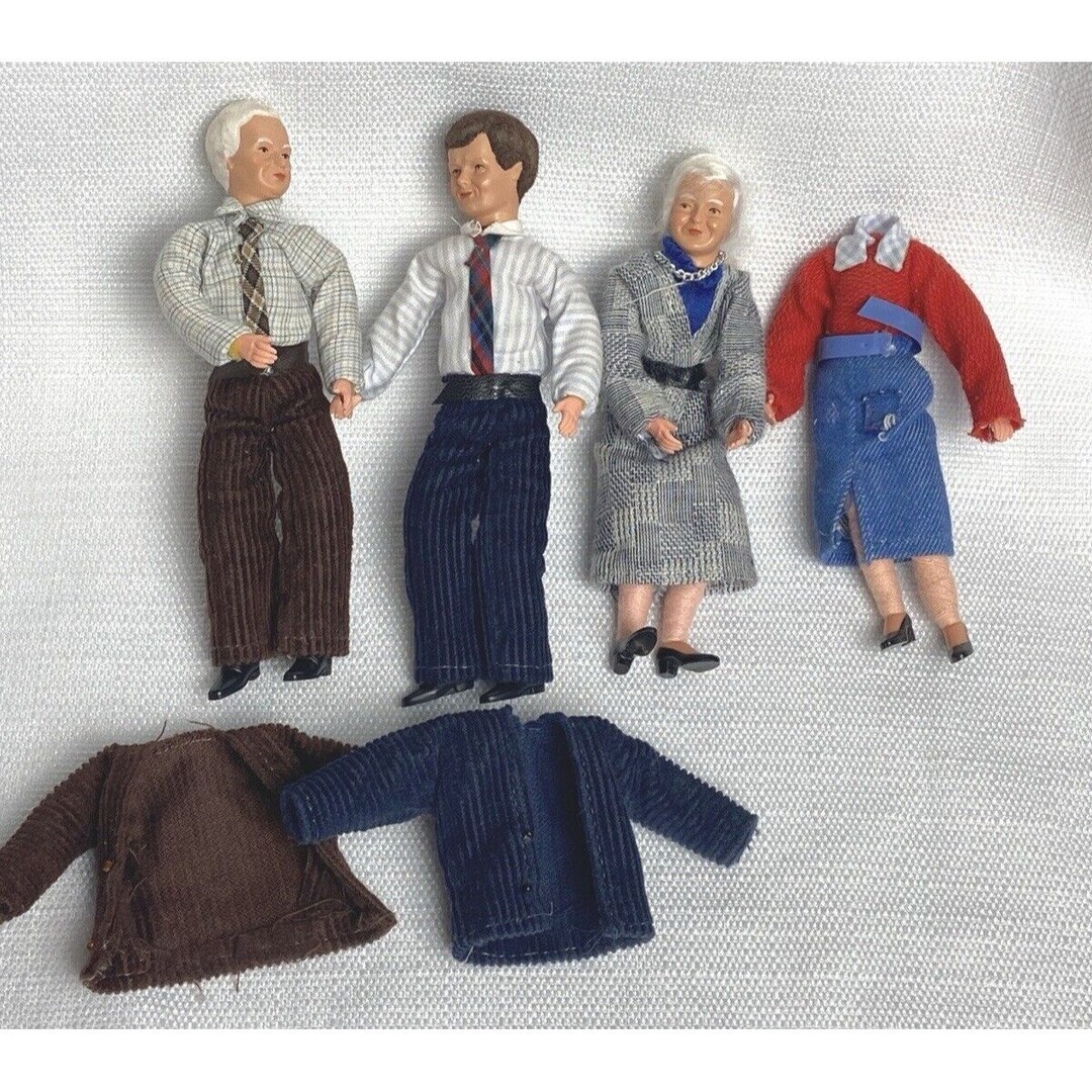 Set of Vintage Lundby Dollhouse Adults People - Etsy