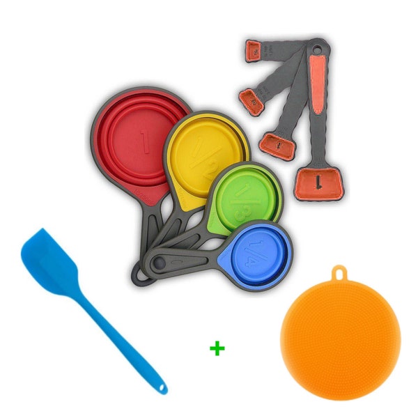 Collapsible Silicone Measuring Cups - Etsy