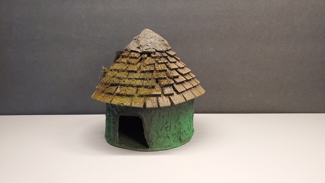 Mud Hut 28mm Fantasy Terrain Dungeons and Dragons & Wargaming Tabletop ...