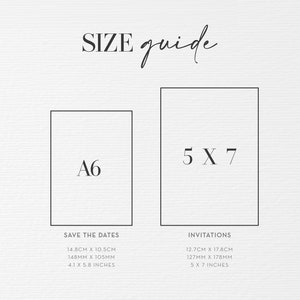 Modern Save the Date Cards With Envelopes, Personalised Save the Date ...