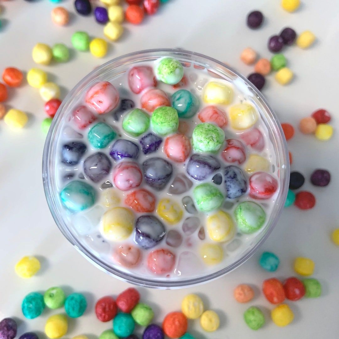 6oz Trix Milk Slime, Scented Slime, Glossy and Stretchy, Bluppyslimes ...