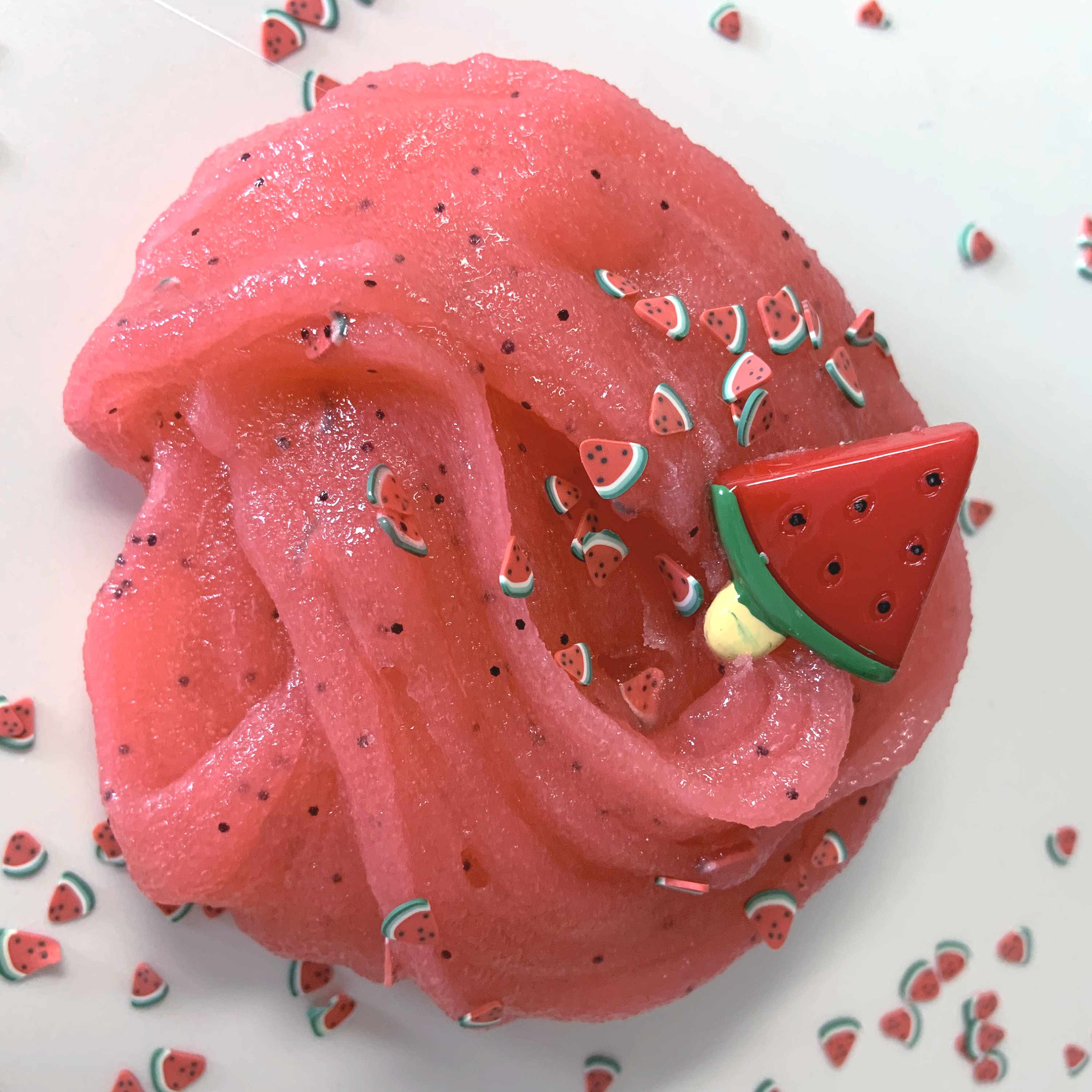6oz Watermelon Slime, Scented Slime, Icee Slime, Bluppyslimes - Etsy