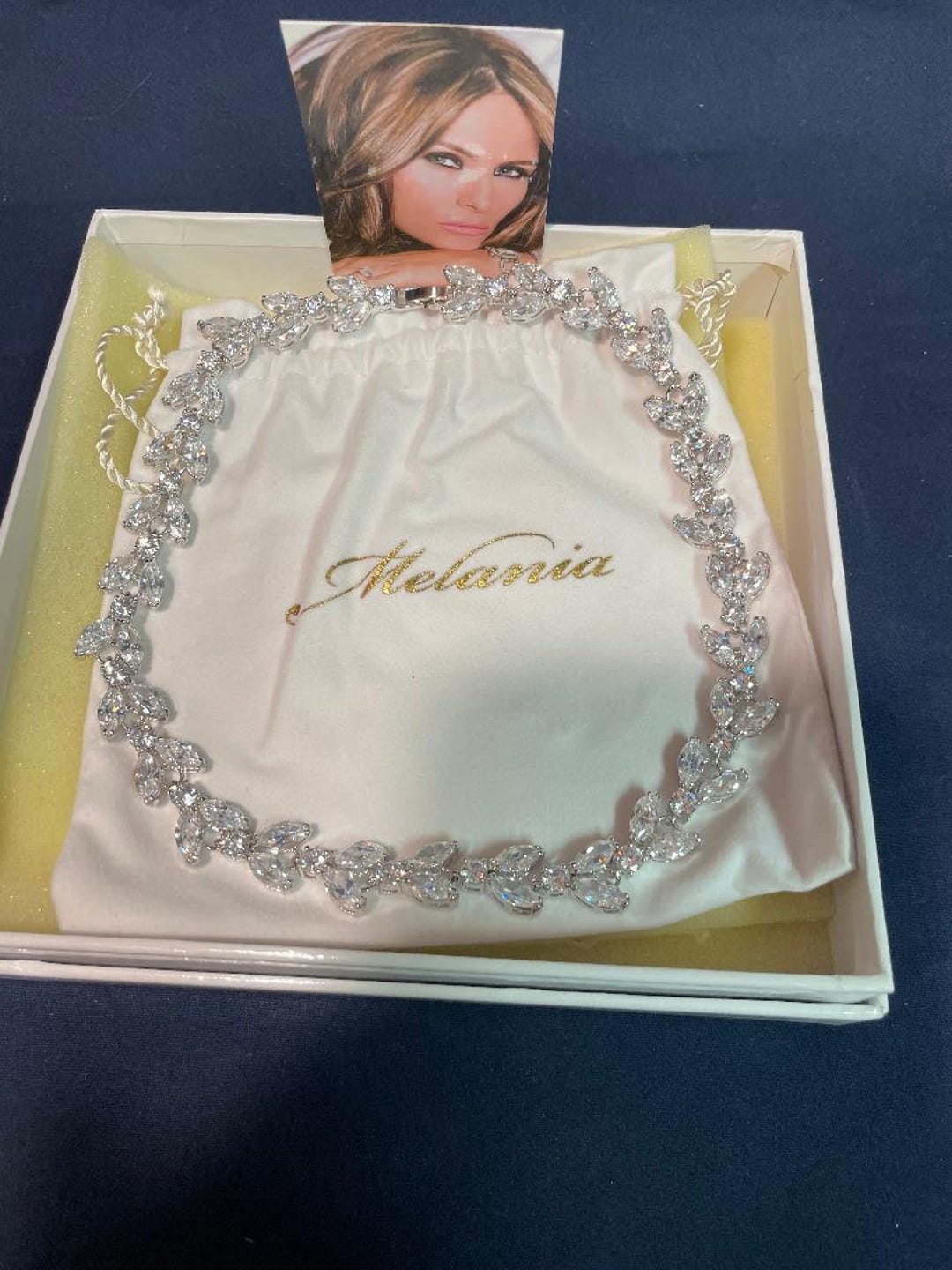 Melania Trump Necklace With CZ - Etsy