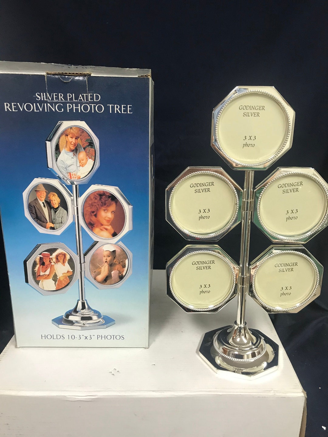 Vintage Revolving Photo Tree - Etsy