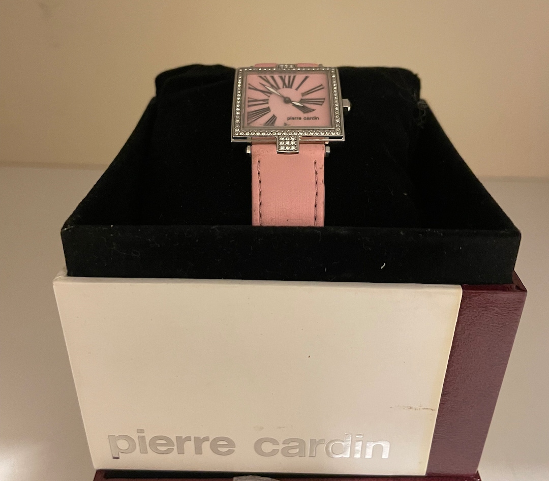 Vintage Pierre Cardin Watch With Pink Face - Etsy