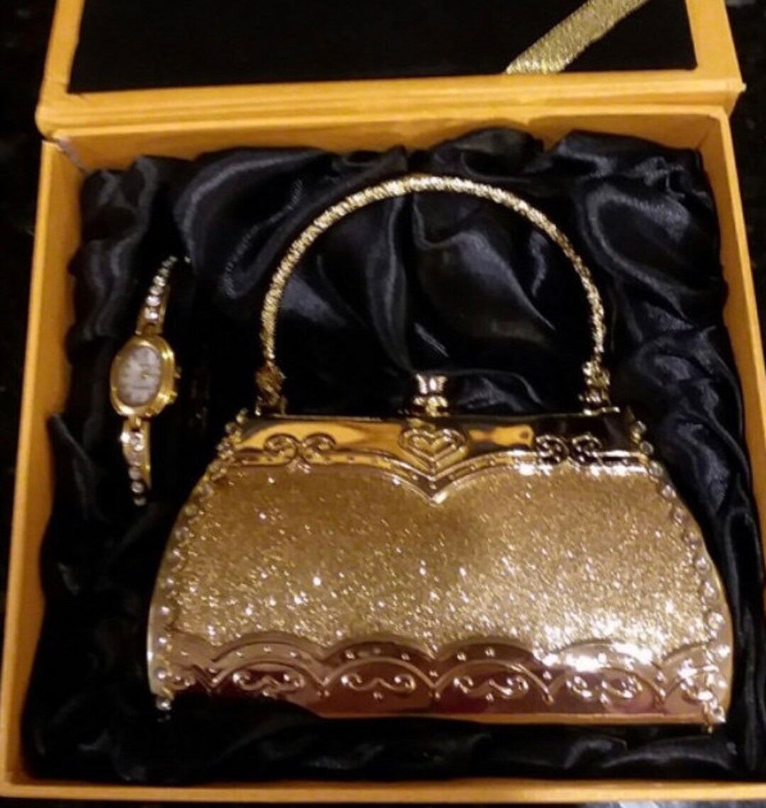 Vintage Manhattan Purse and Matching Watch Set - Etsy