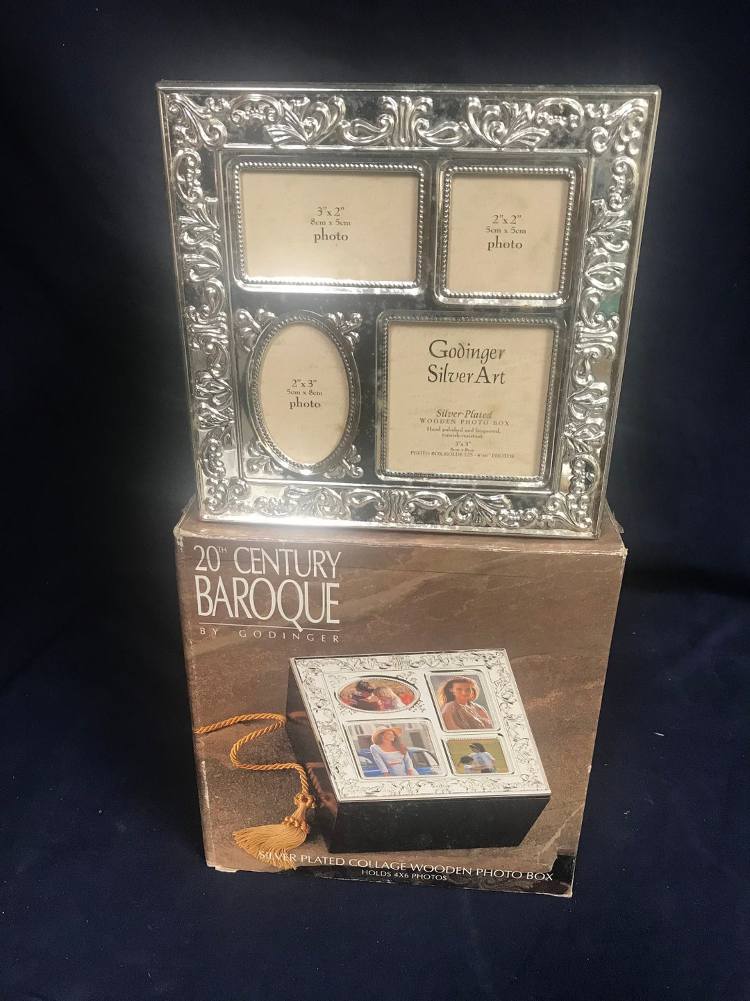 Vintage Baroque Collage Photo Box - Etsy