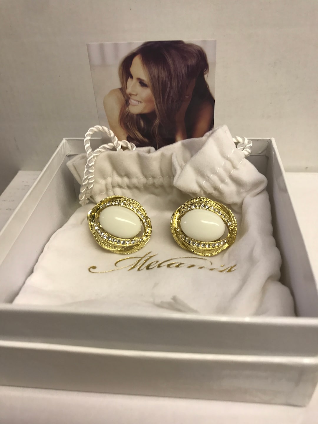 Melania Trump Fashion Earrings - Etsy