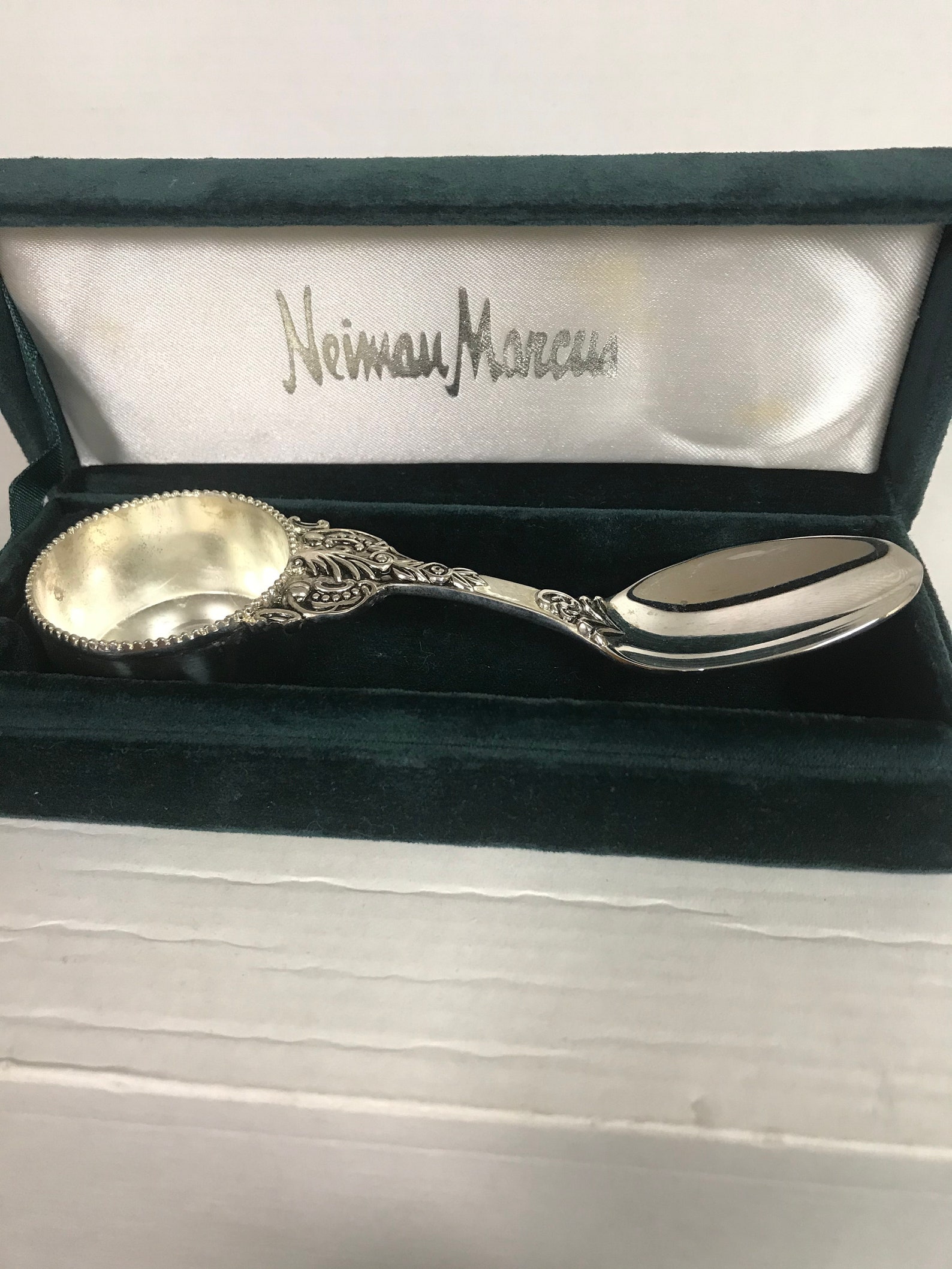 Vintage Neiman Marcus Coffee Spoon - Etsy