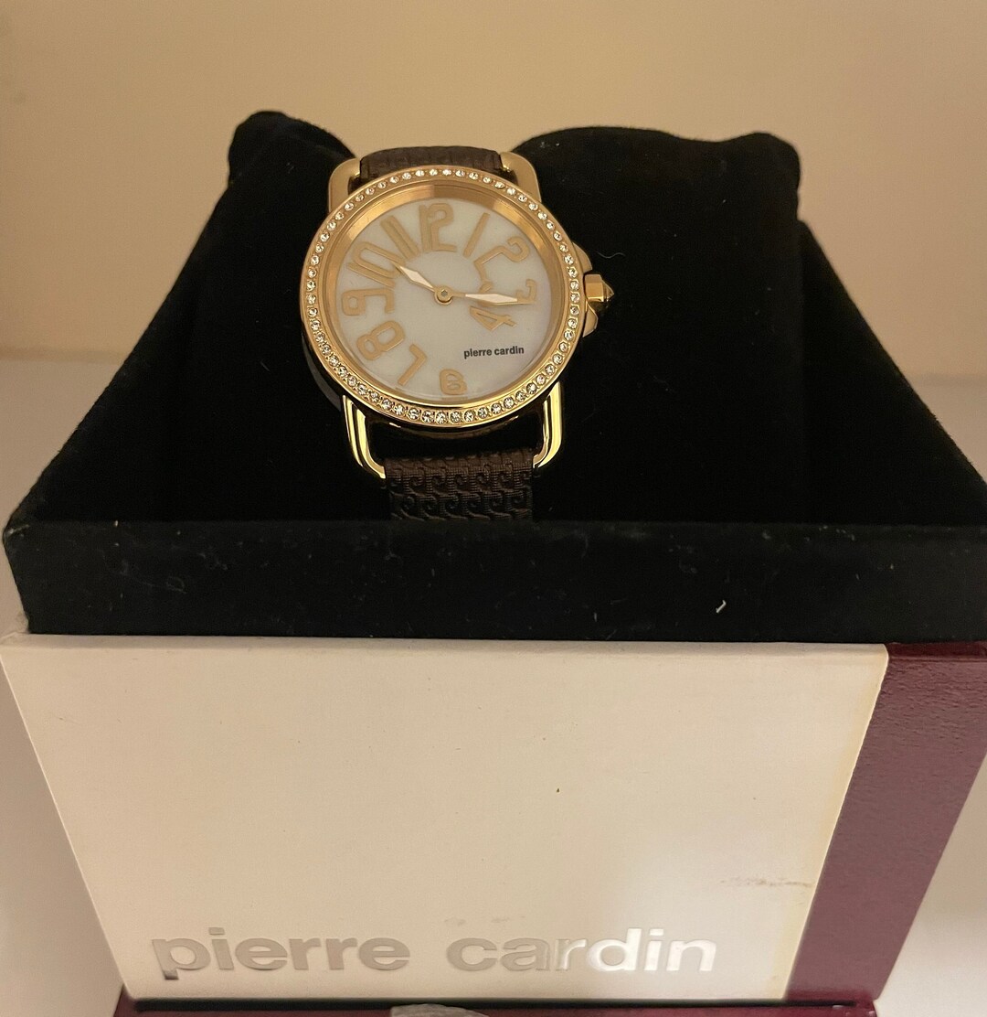 Vintage Pierre Cardin Watch With CZ - Etsy