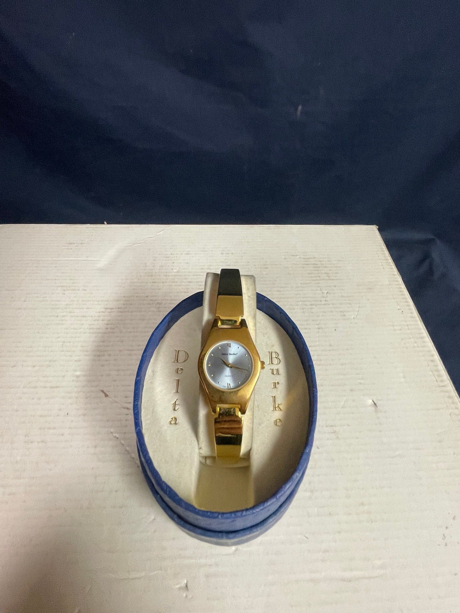 Vintage Gold Tone Delta Burke Watch - Etsy