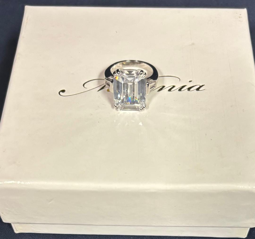 Melania Trump Engagement Ring With CZ - Etsy